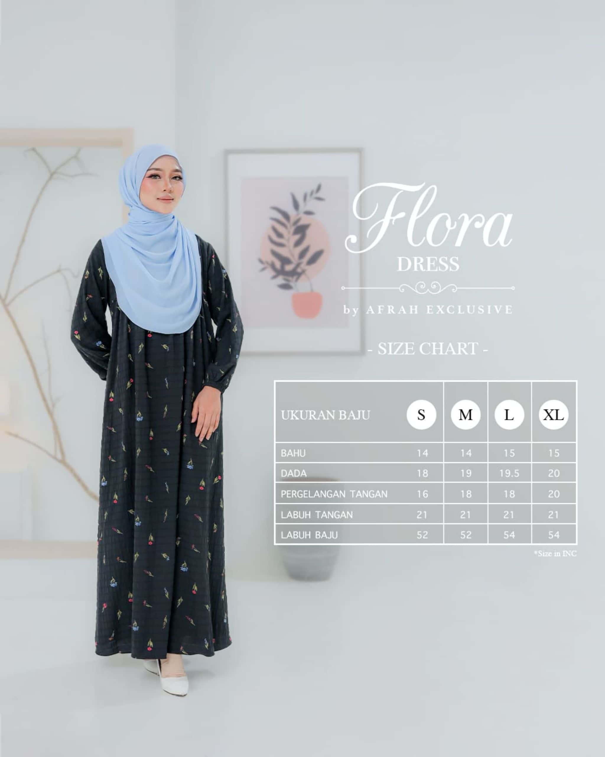 Flora Dress | Afrah Exclusive